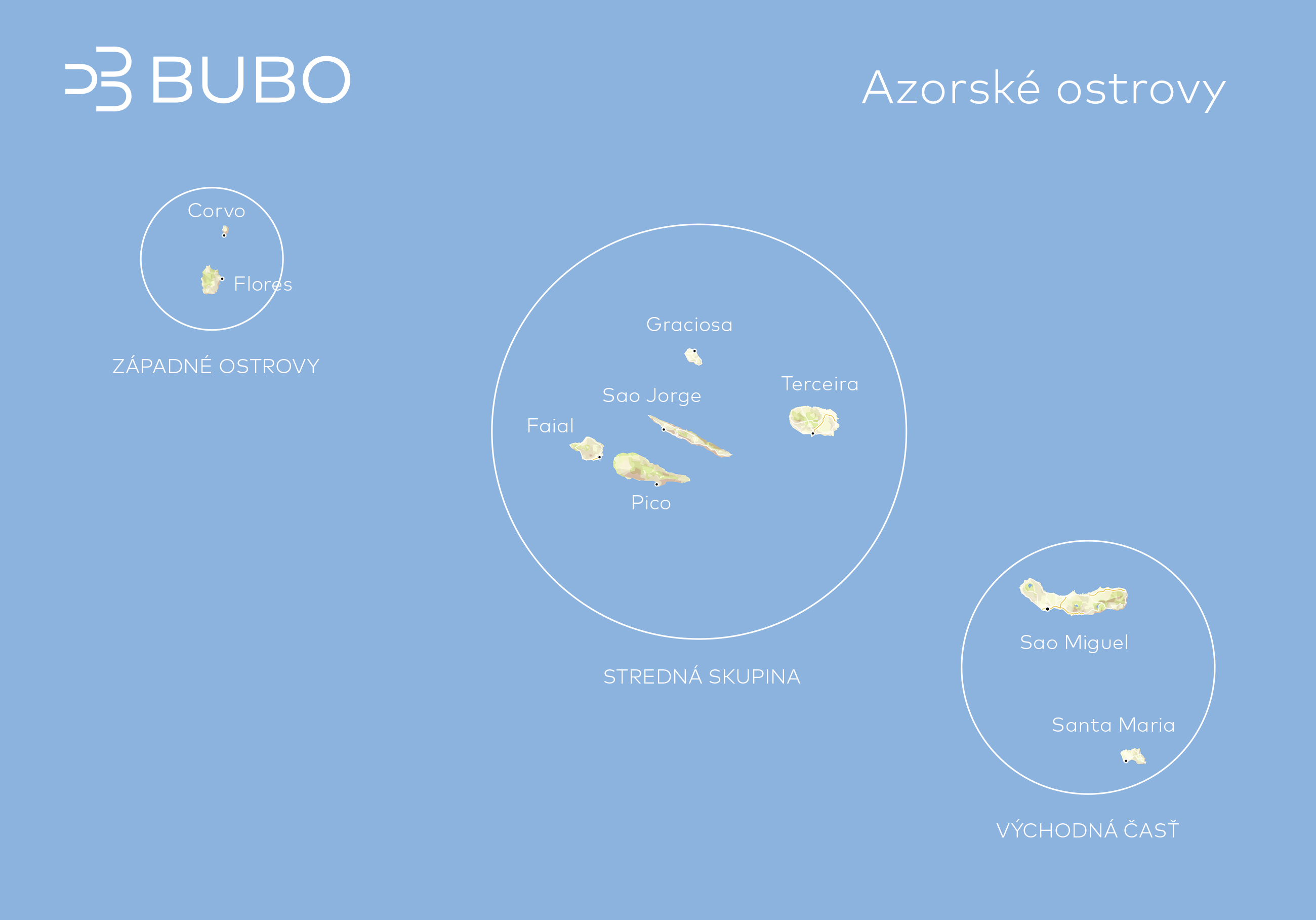 Azorské ostrovy | Blog BUBO
